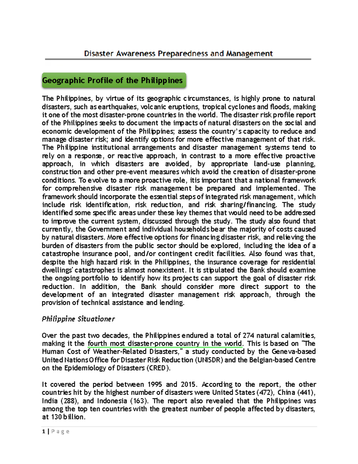 Lesson 2- Geographic Profile of the Philippines - Geographic Profile of ...