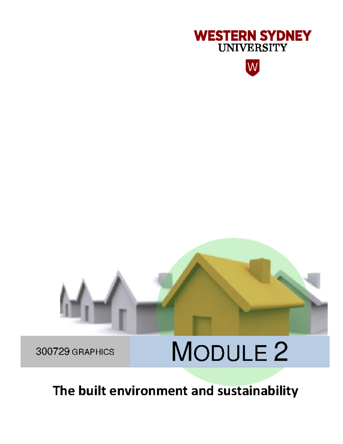 Module 02 The built environment and sustainability - The built ...