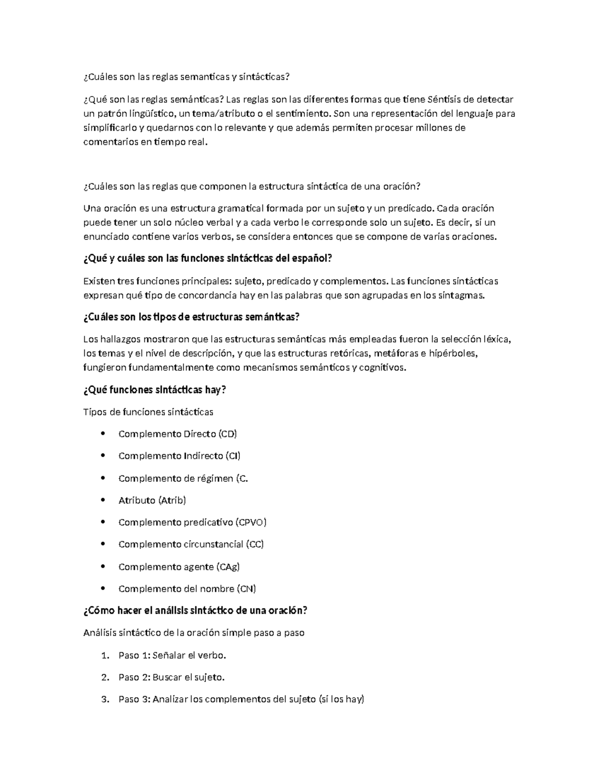 Cuáles son las reglas semanticas y sintácticas - ¿Cuáles son las reglas ...