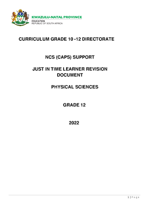 GP Physical Science Grade 12 June 2024 P2 and Memo - JUNE EXAMINATION GRADE 12 2024 PHYSICAL ...