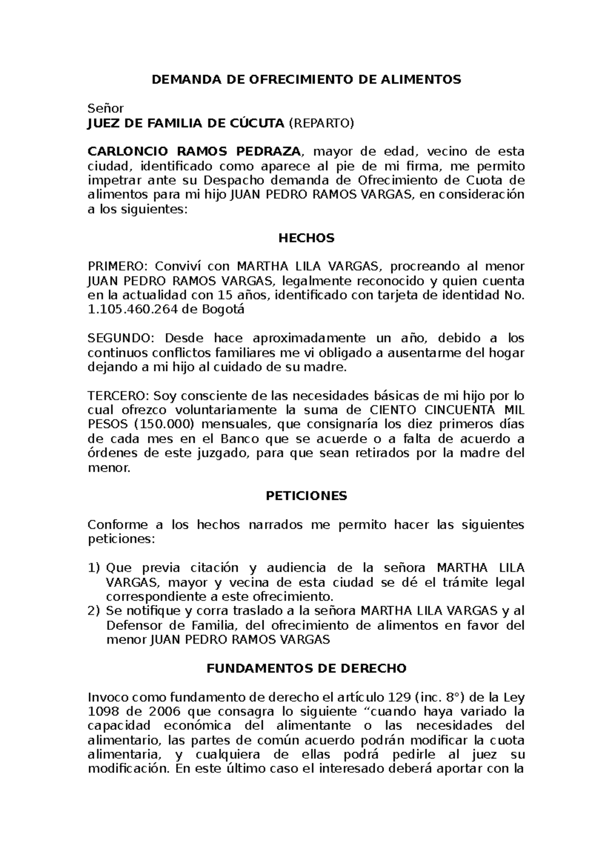 Modelo Demanda Ofrecimiento Alimentos -Carloncio - DEMANDA DE ...