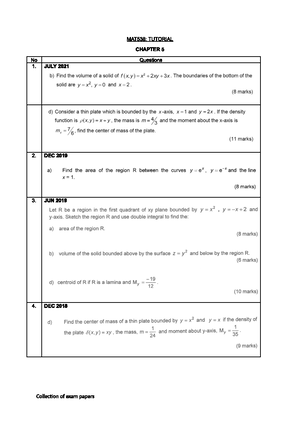 Extra Excercise vector - MAT538: TUTORIAL CHAPTER 2: VECTORS (PART 1) June 2018 Given the vector ...
