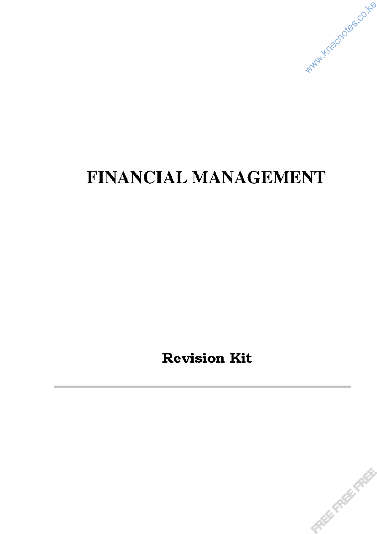 The introduction to Financial-Management-R - FINANCIAL MANAGEMENT ...