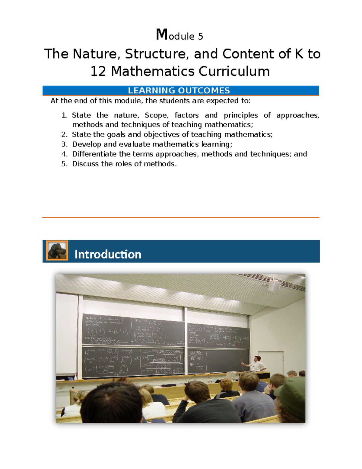 Module%205%20The%20Nature,%20Structure,%20and%20Content%20of%20K%20to ...