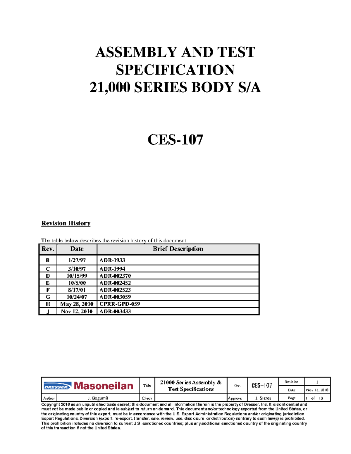 Ilide - Hdfh hhj - Revision J Title 21000 Series Assembly & Test ...