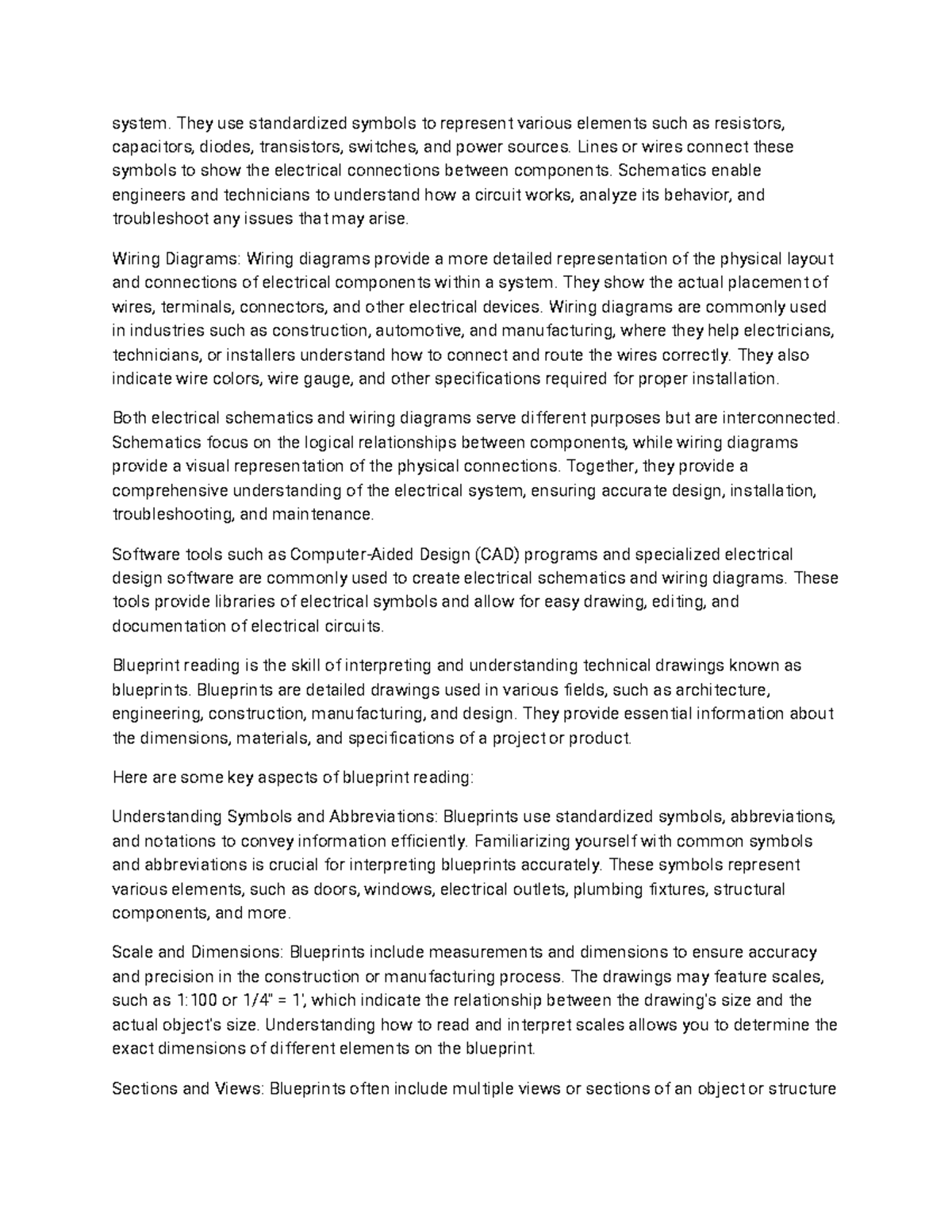 Technical drawing-12 - Notes - system. They use standardized symbols to ...