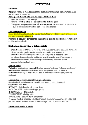 Statistica descrittiva - parte 2 - Analisi dei dati e statistica 06 ...