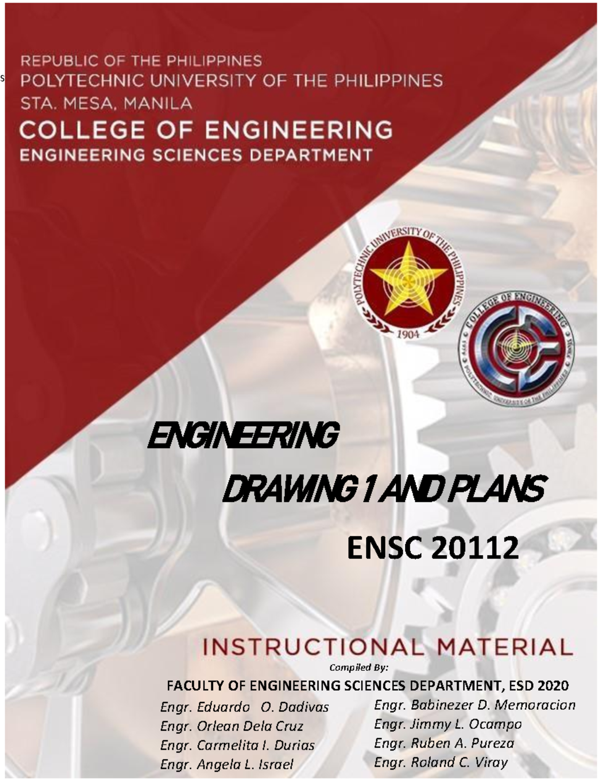 EDP IM - module ni madam - S ENSC 20112 ENGINEERING DRAWING 1 AND PLANS ...