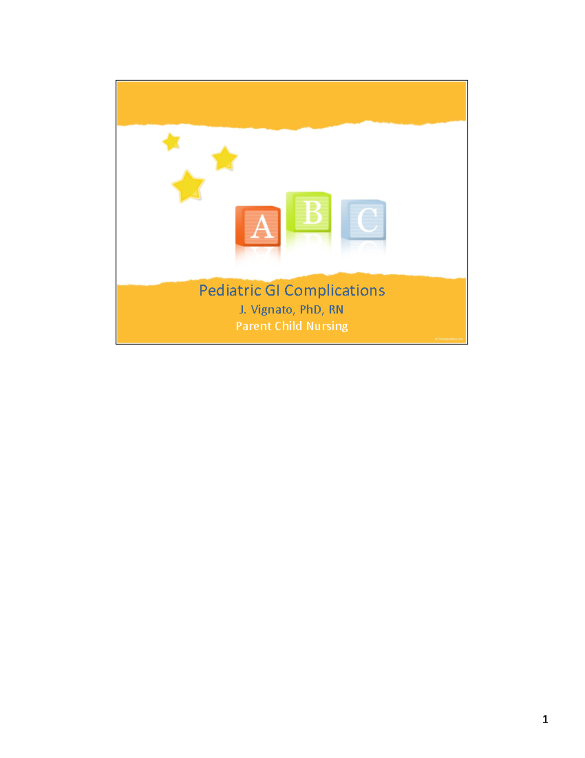 Pediatric GI Complications Online Lecture-1 - Compatibility Mode ...