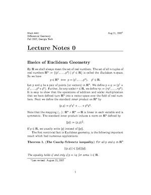 Lecture notes, lecture 10 - Proof of sard’s theorem - Mar 20, 20051 ...