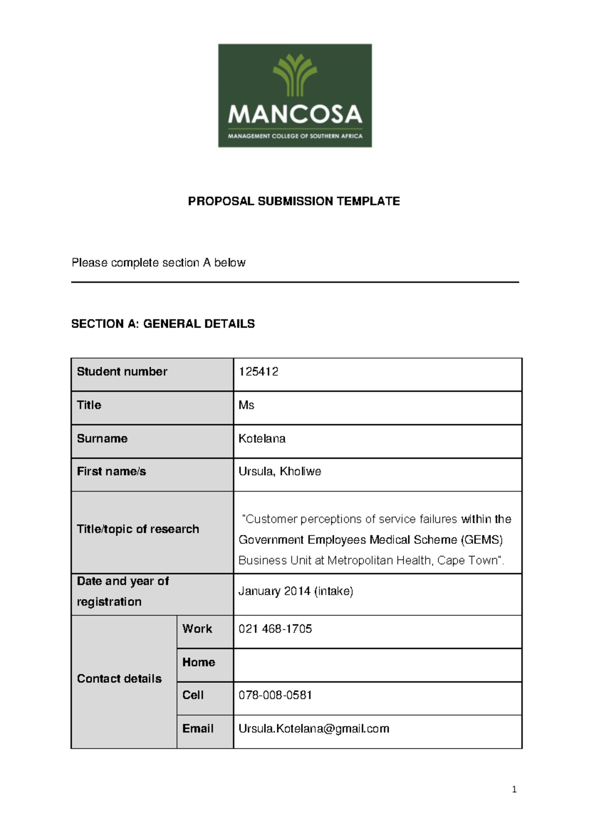 27 Feb 2015 Honours Proposal Template Final 510 pm - PROPOSAL ...
