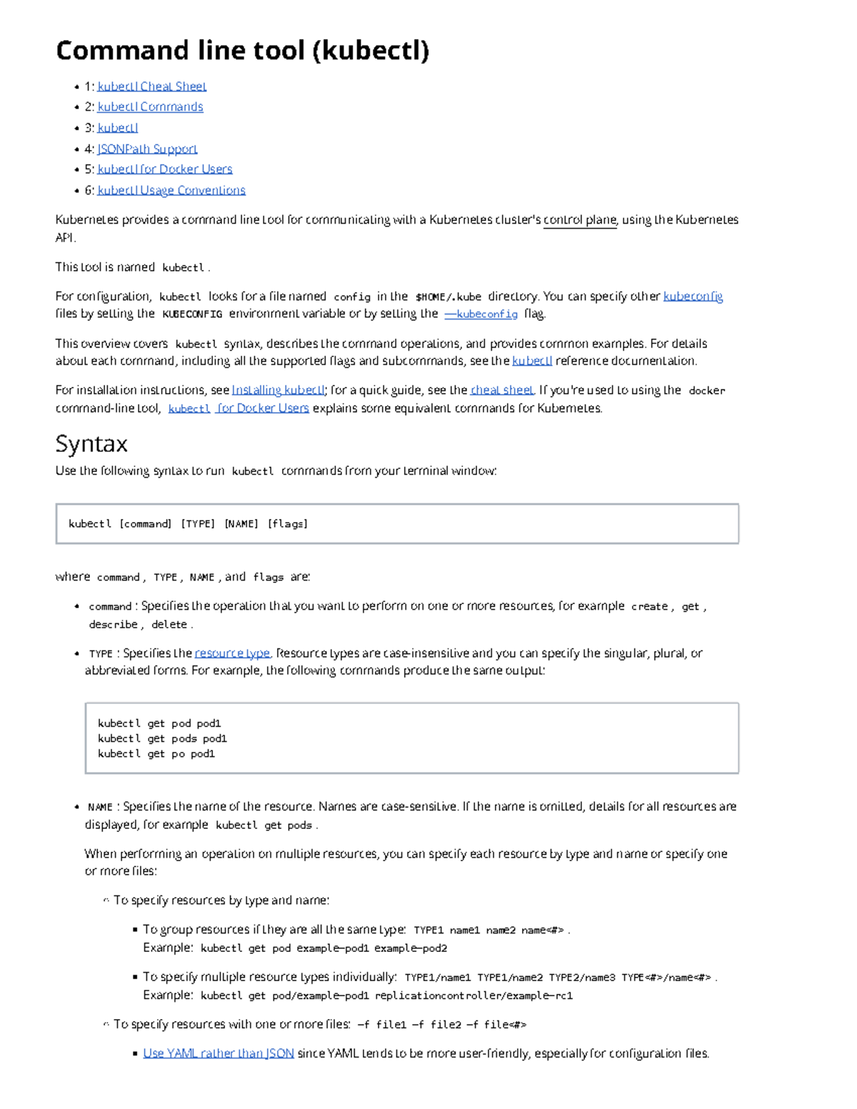 Kubectl-Main-Cheatsheet - !"##$%&'()%*'+""(',-./*0+( ####### - Studocu