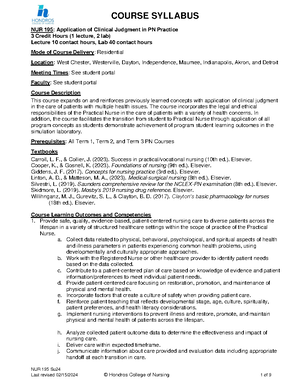 NUR 195 Week 4 Pre-Class Assignment 12 23 - N195 Week 4 - Pre-Class ...