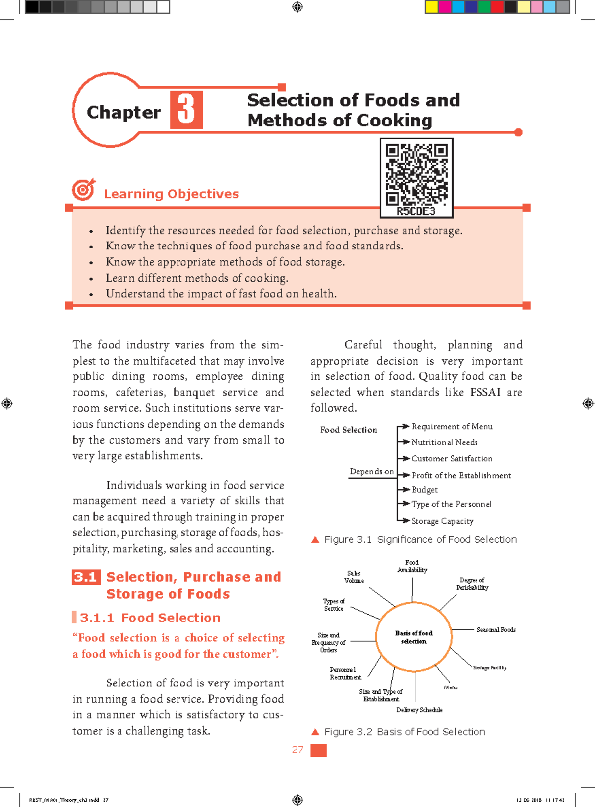 Lecture No. 8 - 27 3 Selection of Foods and Methods of Cooking Chapter ...