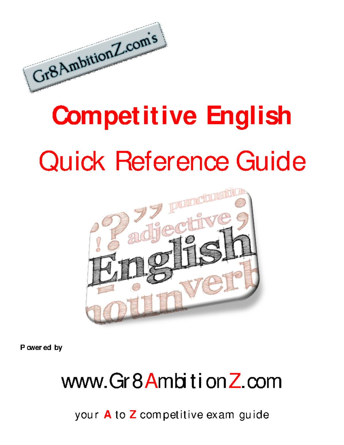 Competitive English Quick Reference Guide - business - Quick Reference ...