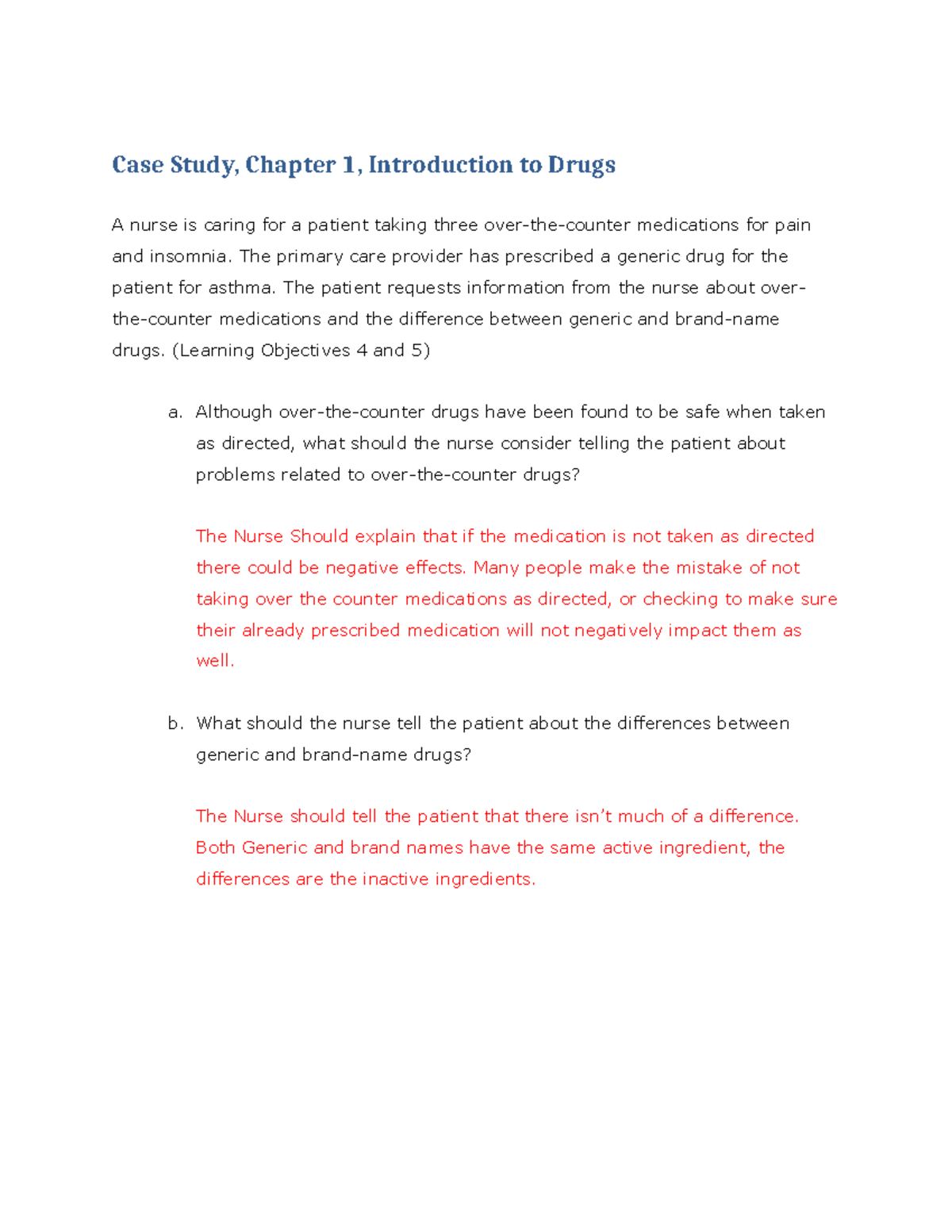CS Chapter 01 - lecture notes - Case Study, Chapter 1, Introduction to ...