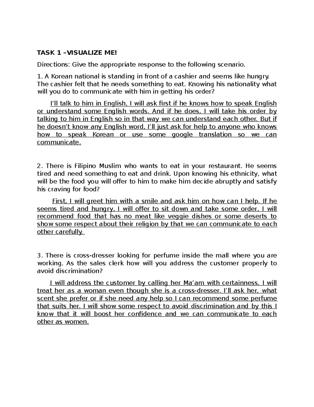 Activity #3 Oleng - CHAPTER 3_ENG01 - TASK 1 –VISUALIZE ME! Directions: Give the appropriate ...