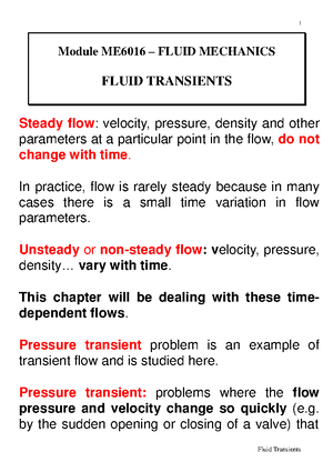 Lecture Slides 1 Rotodynamic Machines - ME6016 Thermofluid & Mechanical ...