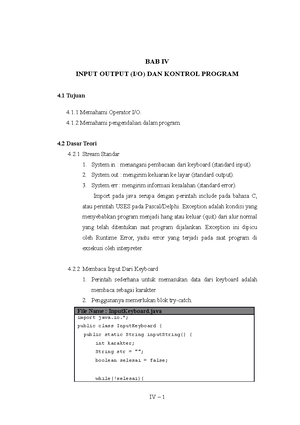 Laporan Praktikum Pengulangan PADA Bahasa JAVA - V- MODUL V PENGULANGAN ...