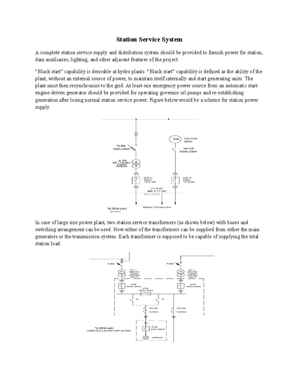 Lec 18 - Station Service System - Station Service System A complete ...