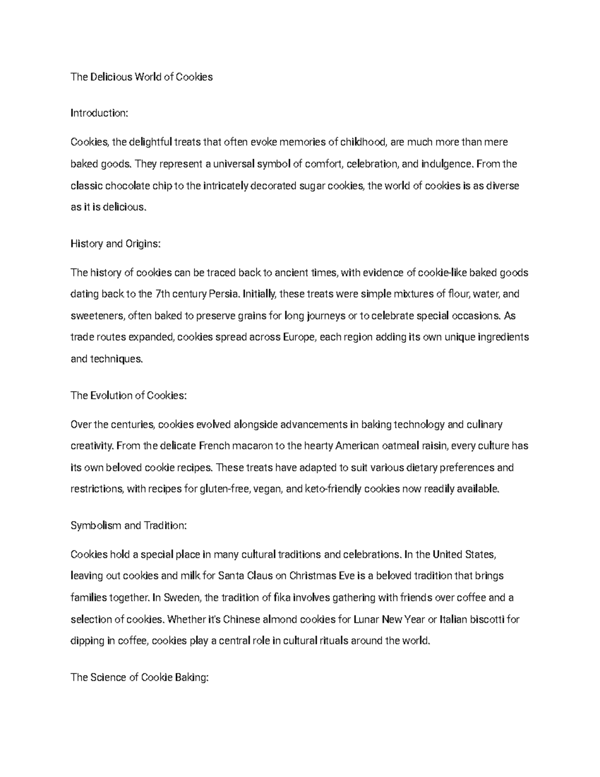 The Delicious World of Cookies - The Delicious World of Cookies ...