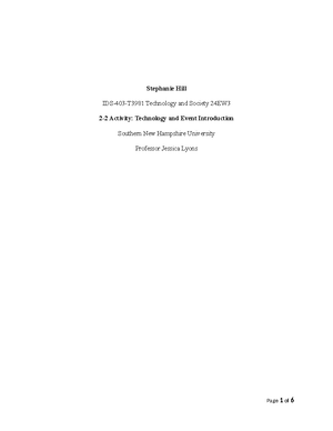 4-2 Activity - Critical Analysis - Stephanie Hill IDS-403-T3981 ...