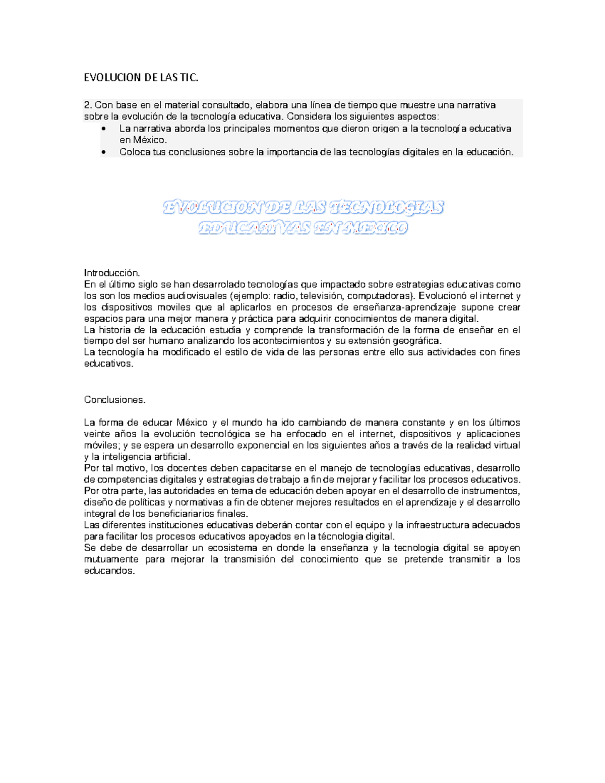 Evolucion DE LAS TIC - material de apoyo - EVOLUCION DE LAS TIC. Con ...