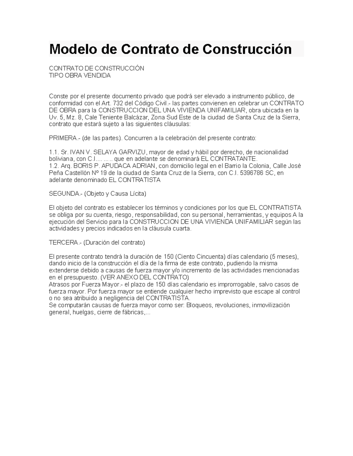 Contrato De Compraventa De Casa Ejemplos Y Formatos Word Pdf Images Images