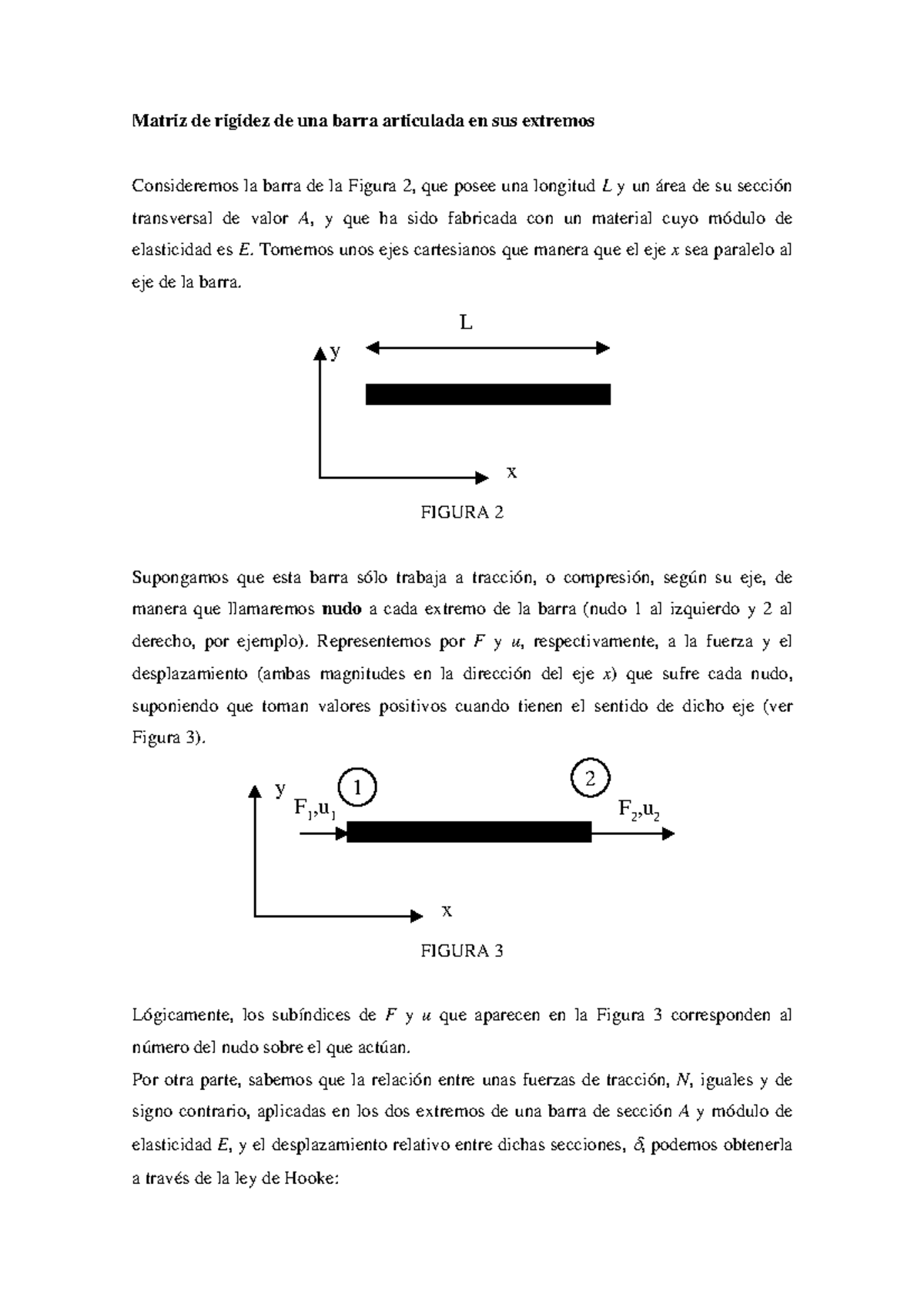 Lectura 01 - Analisis matricial de estructuras articuladas - Matriz de ...