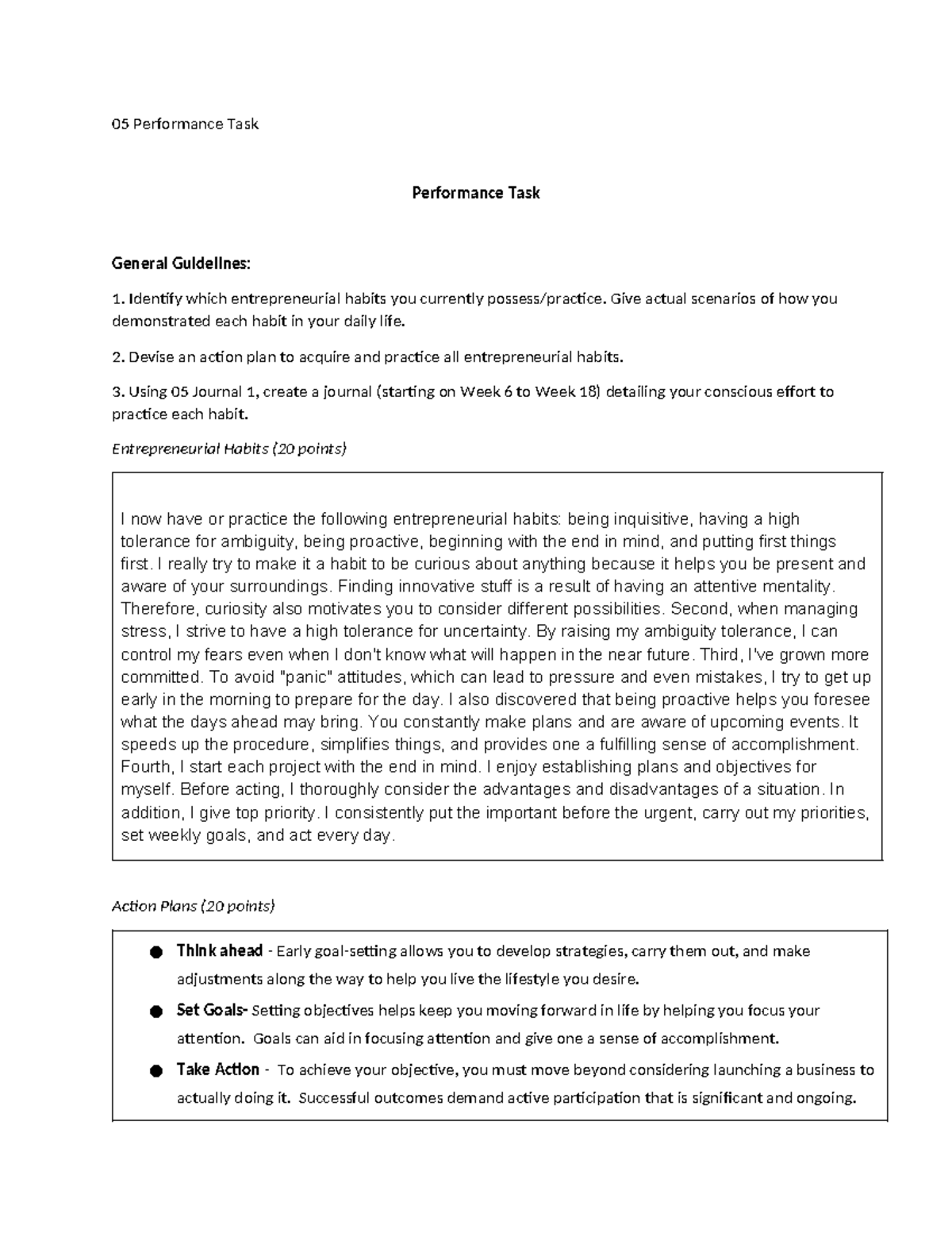 05.Performance Task ( Etrep) - 05 Performance Task Performance Task ...