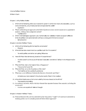 Intro to Political Science Unit 1 Quiz - Intro to Political Science ...