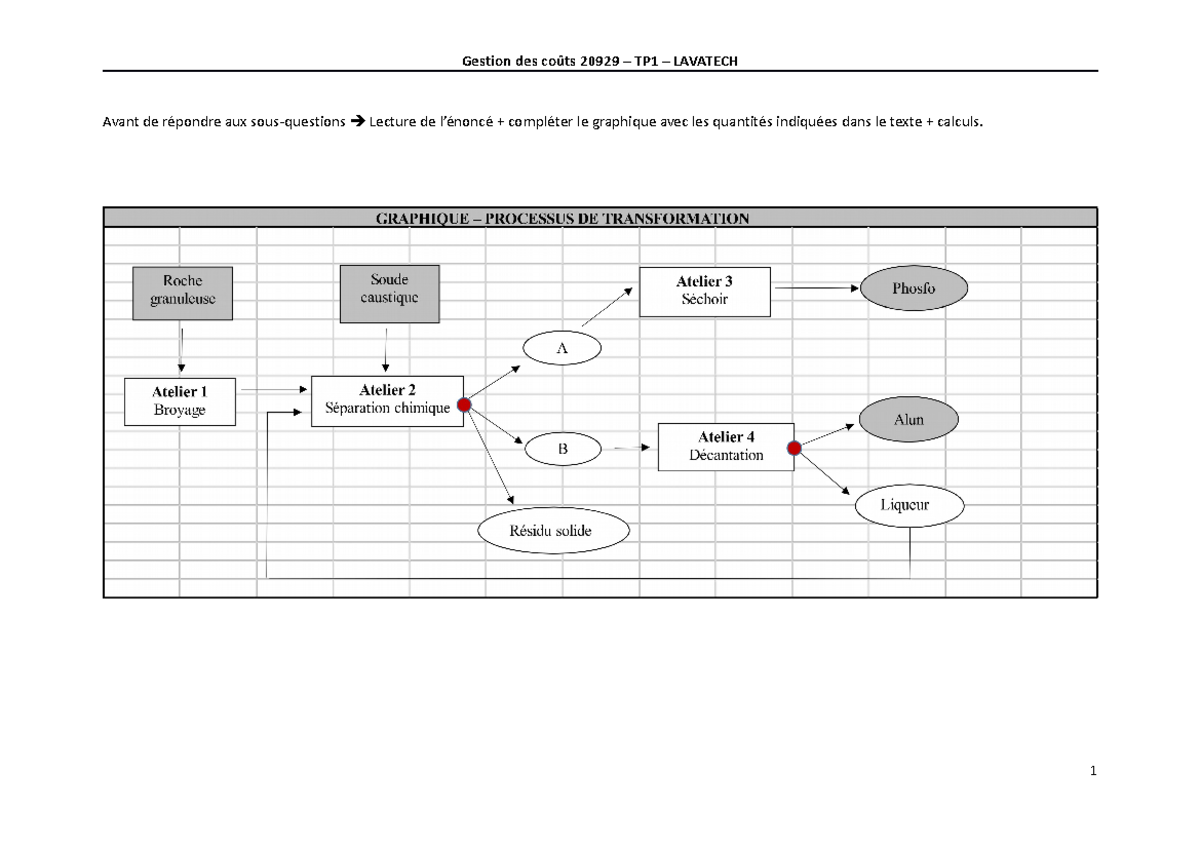 TP1 Lavatech Solution Canevas Étudiants MCB - Avant de répondre aux ...