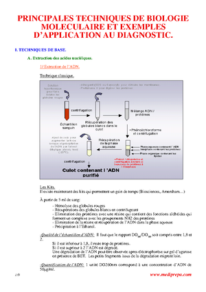 Bio-mol-examen - BIEN COMPRIS - S C I E N C E S Shop Etudier B i o l o ...