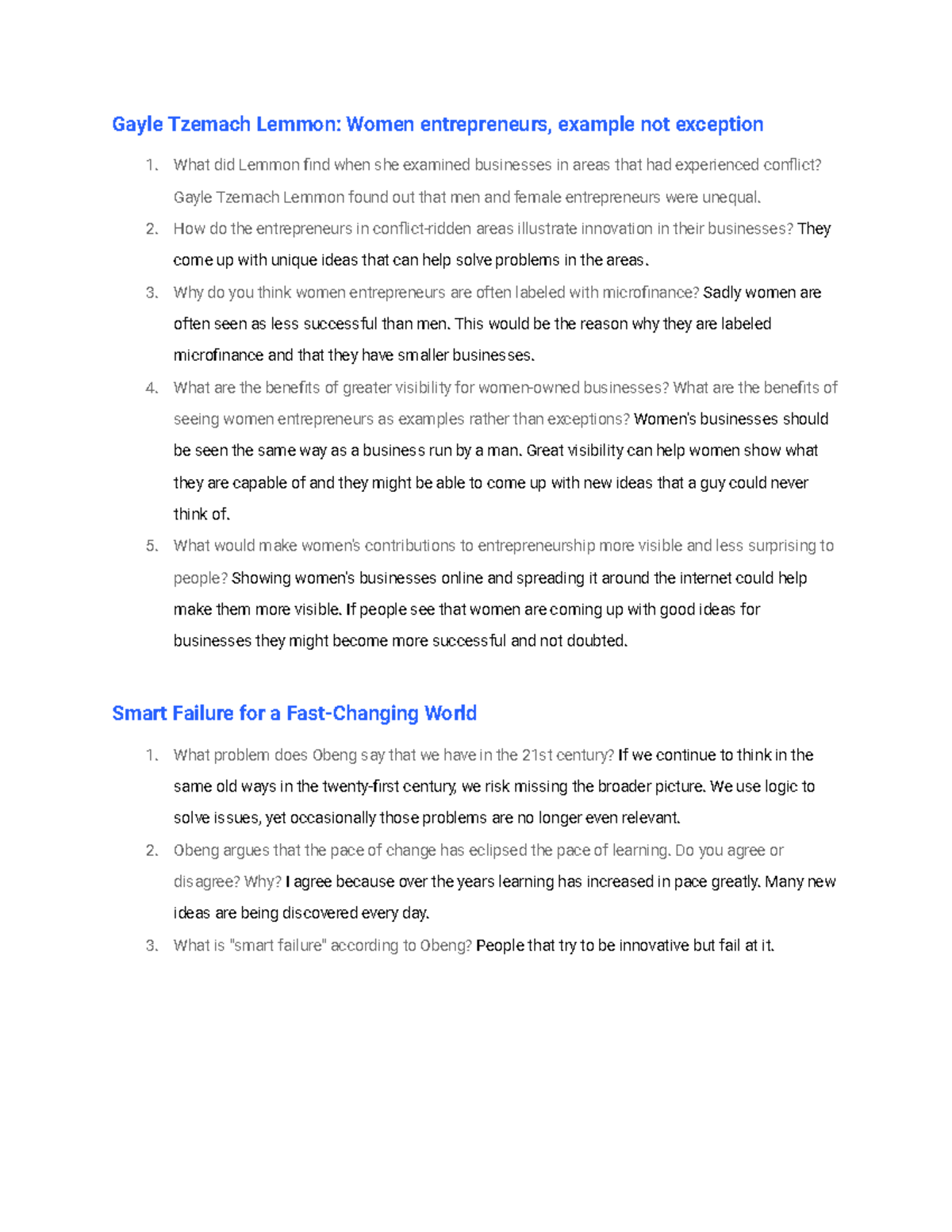 Unit 9 Lab - This was for my english science class - Gayle Tzemach ...