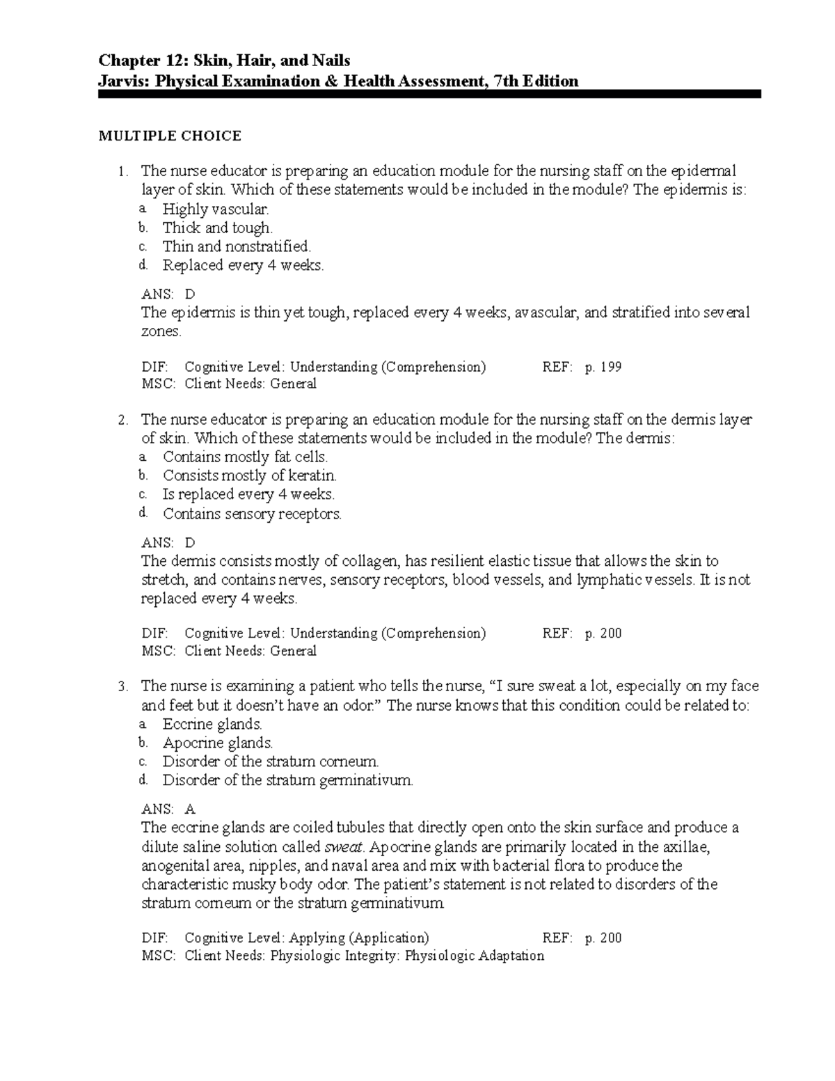 Ch12 - Questions related to chapter 12 of the textbook, Physical ...