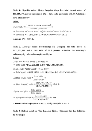 [Solved] Calculate a companys total leverage given the - Principles of ...