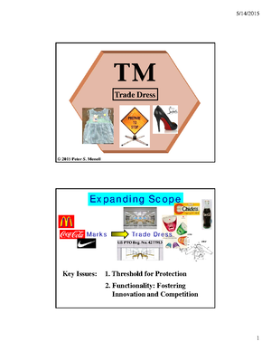 Patent Outline - Prof Molly - Patents: Patents are a form of ...