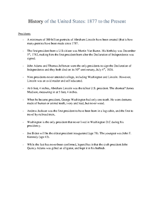 Lecture 23 Notes Roaring 20s & Great Depression - AMH1020 - Boom and ...