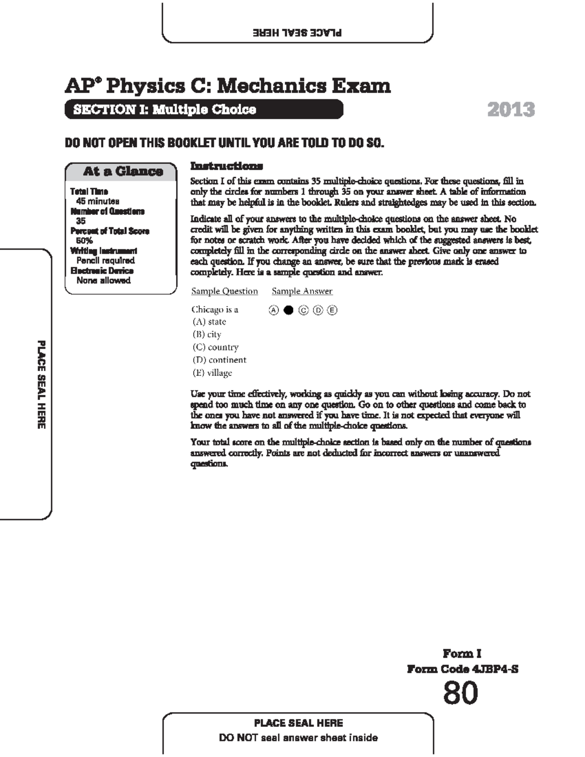 AP Physics C Mechanics - Physics II - l - Studocu