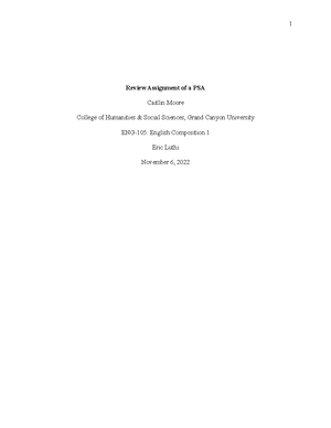 Article Summary PSY-260 - PSY-260 Topic 5 Article Summary Caitlin Moore College of Humanities ...
