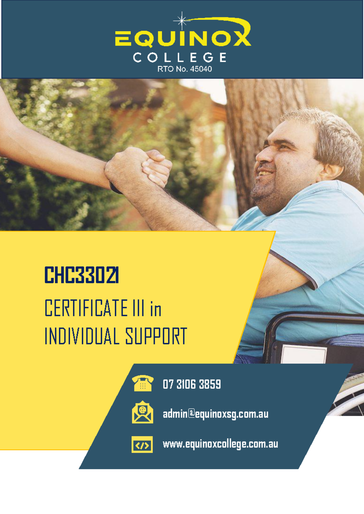 CHC33021 Course Guide V1 Jan24 - 07 3106 3859 admin@equinoxsg.com ...