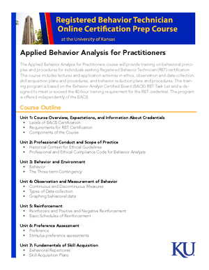 RBT-2nd-Edition-Task-List 181214 - Version 12/2018, Copyright © 2018 ...