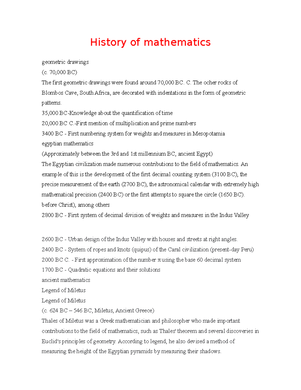 History of mathematics - History of mathematics geometric drawings (c ...