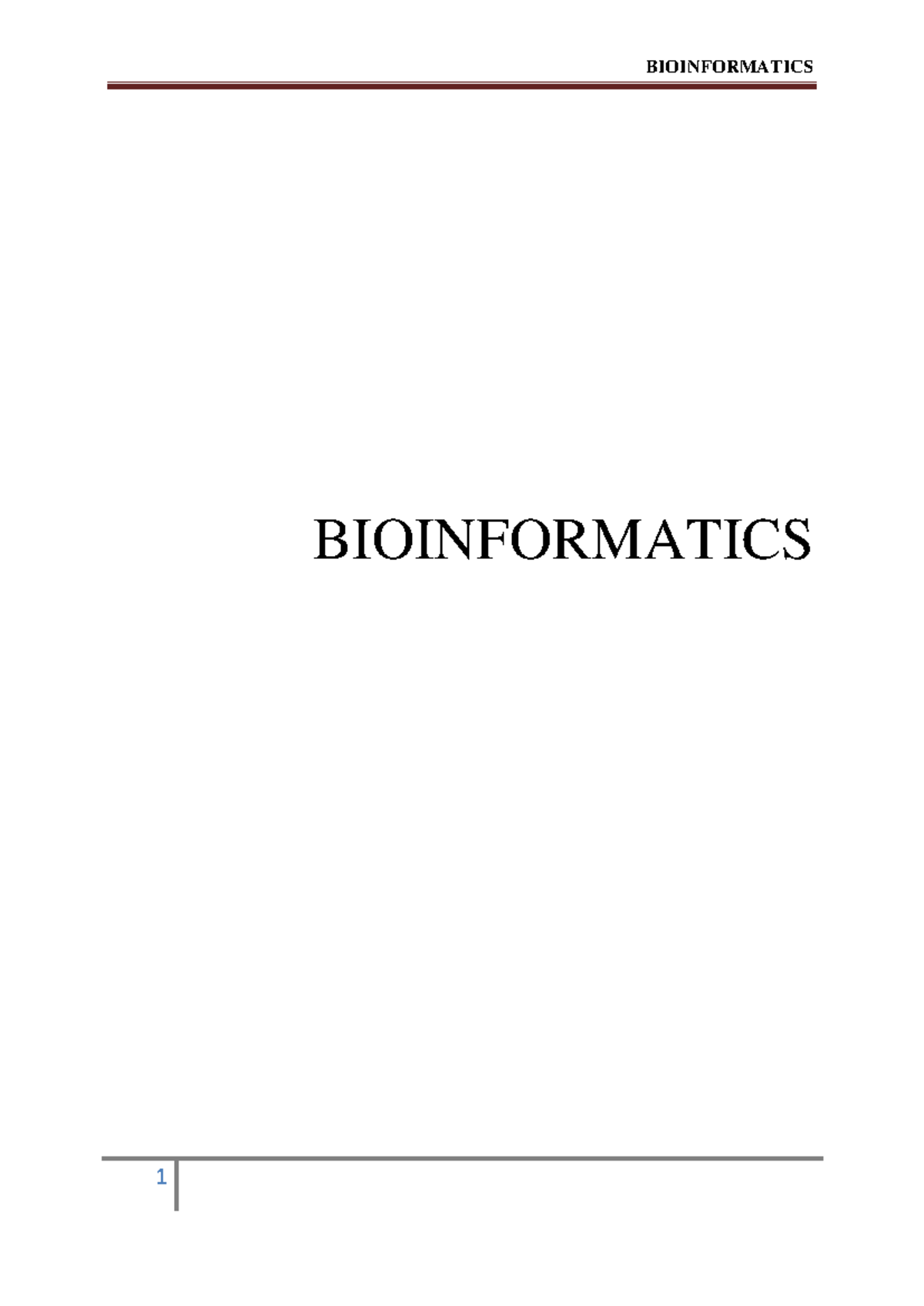GATE-Bioinformatics - BIOINFORMATICS Figure 1: Overview of various ...