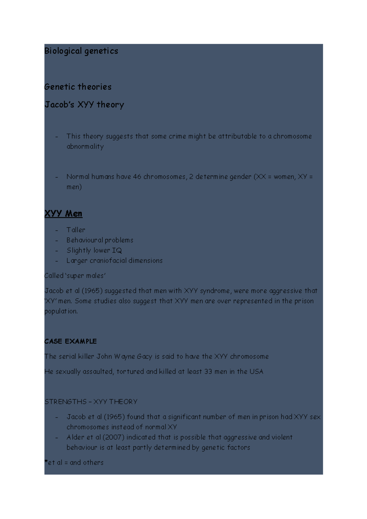 Biological genetics - UNIT 2 - Biological genetics Genetic theories ...