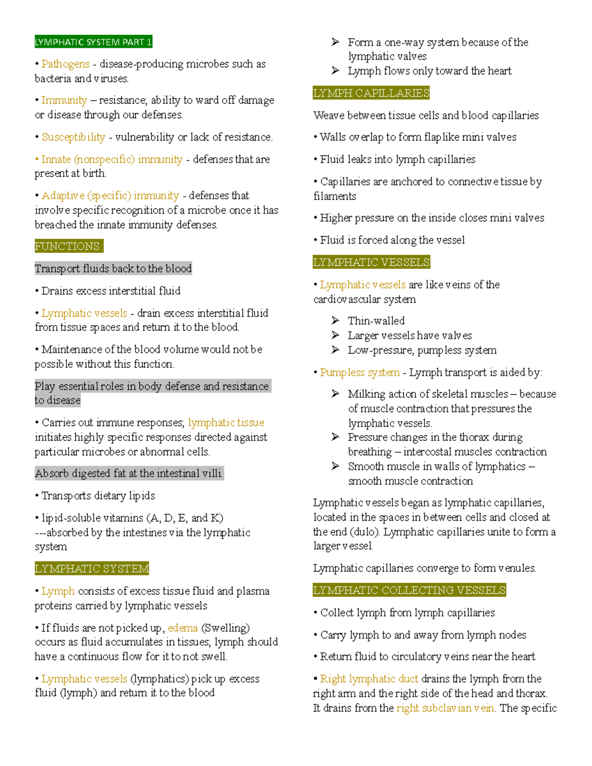 Lymphatic System - for anatomy - LYMPHATIC SYSTEM PART 1 Pathogens ...