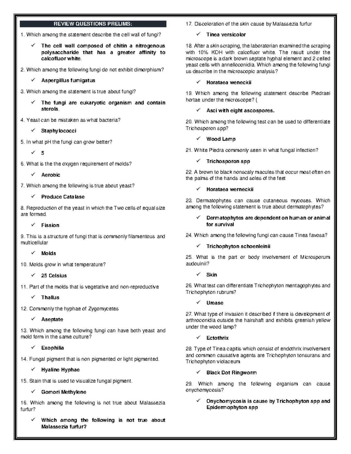 Merging Result-merged - REVIEW QUESTIONS PRELIMS: 1. Which among the ...