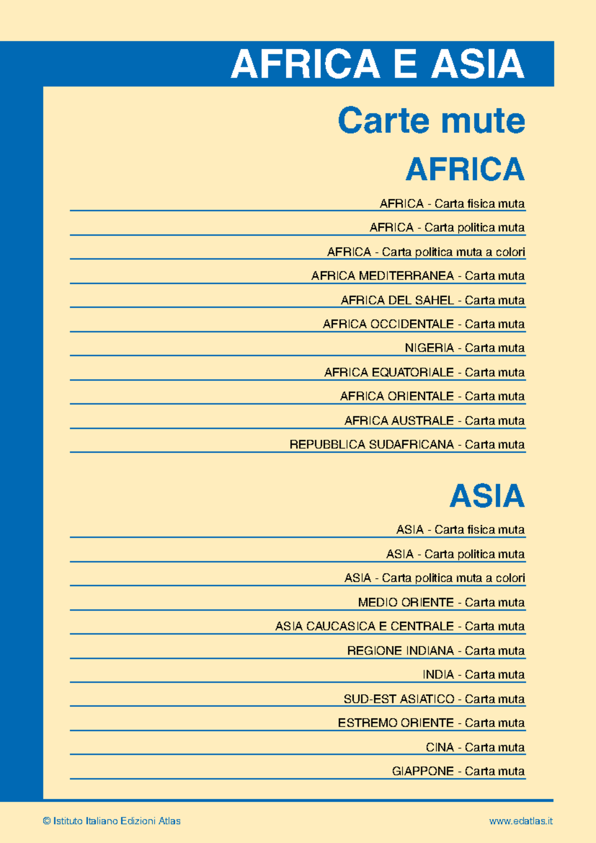 08africa asia mute - cartina muta - Carte mute AFRICA E ASIA AFRICA ...