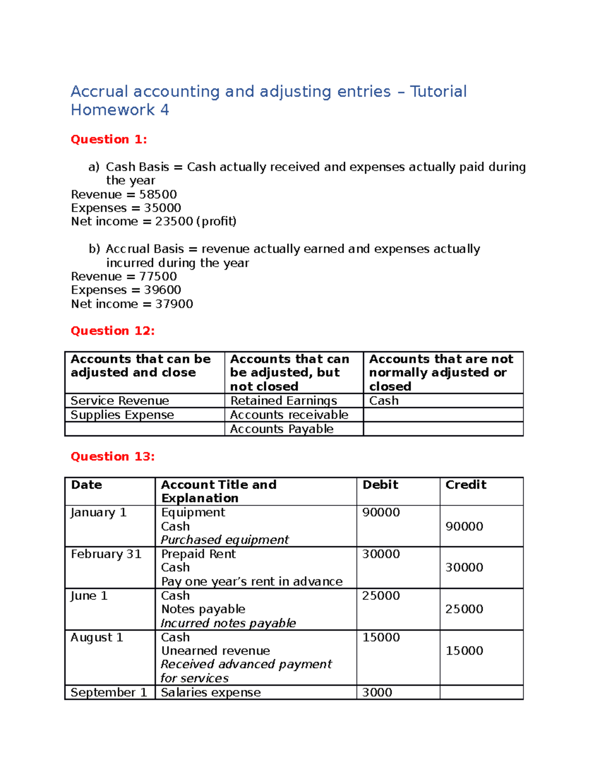 Accrual Accounting - Lecture notes 4-5 - Accrual accounting and ...