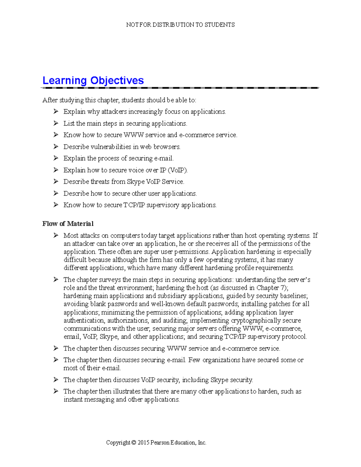 Ch 8 Summary - Lecture notes 1 - NOT FOR DISTRIBUTION TO STUDENTS ...